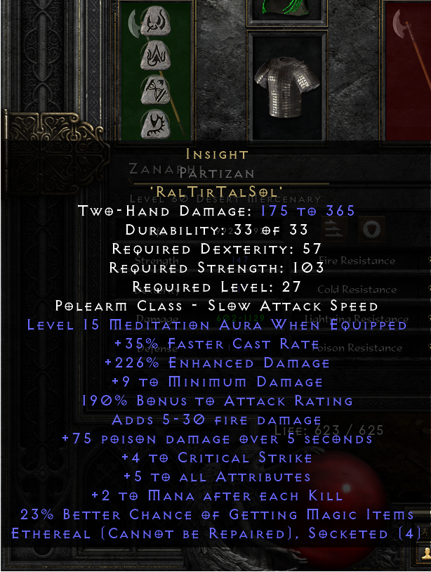 Eth Partizan Insight - Lvl 15 Meditation - Topic - d2jsp