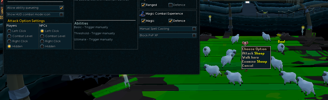 PSA: Make sure you have NPC attack options on when doing the Talent ...