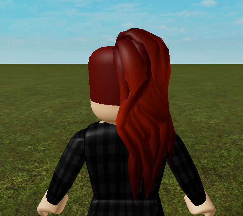 My first hair made in blender! Yes its suppose to be shaved on one side ...