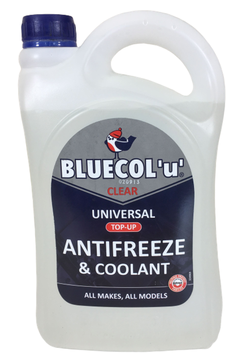 Bluecol - Universal Antifreeze & Coolant Clear Top-Up Ready Mixed 2.5L ...