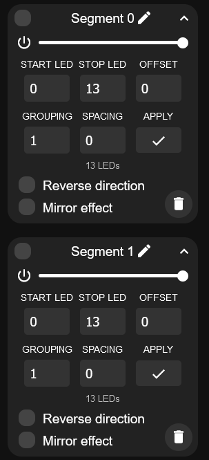 Setting a segment in UI disregards LED limit in LED preferences · Issue #2890 · wled/WLED · GitHub