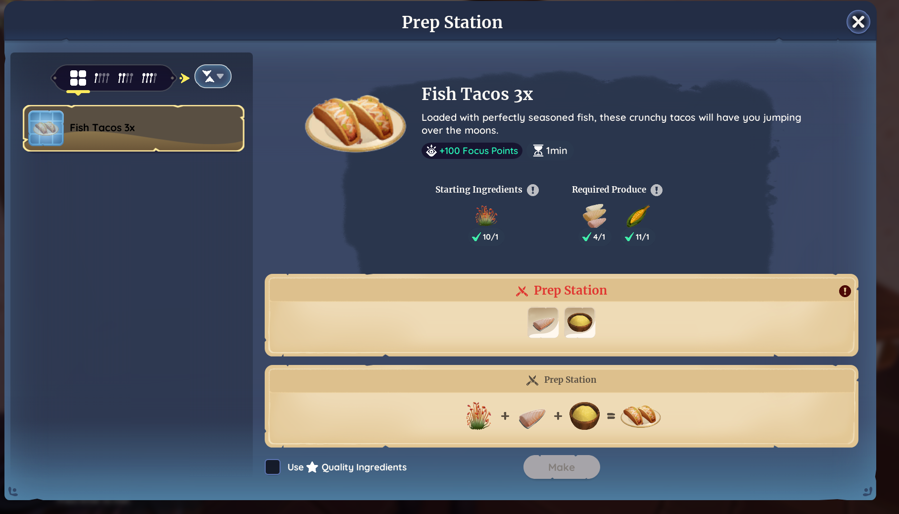 Is my prep station telling me I don't have a prep station? : r/Palia