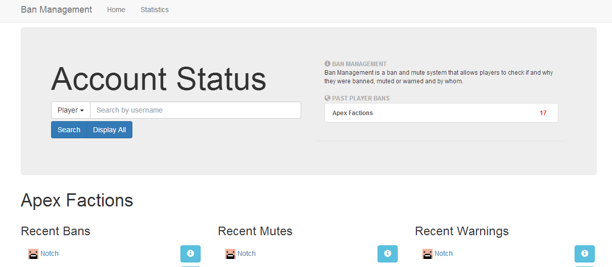 Looking for a Ban Plugin (Details Inside) | SpigotMC - High Performance ...