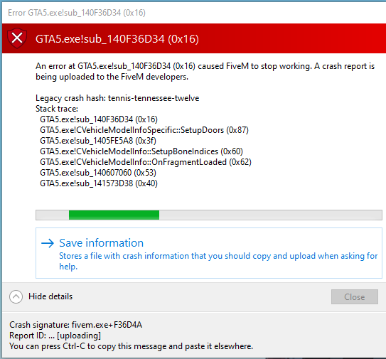 FiveM editor constant crashing : r/FiveM