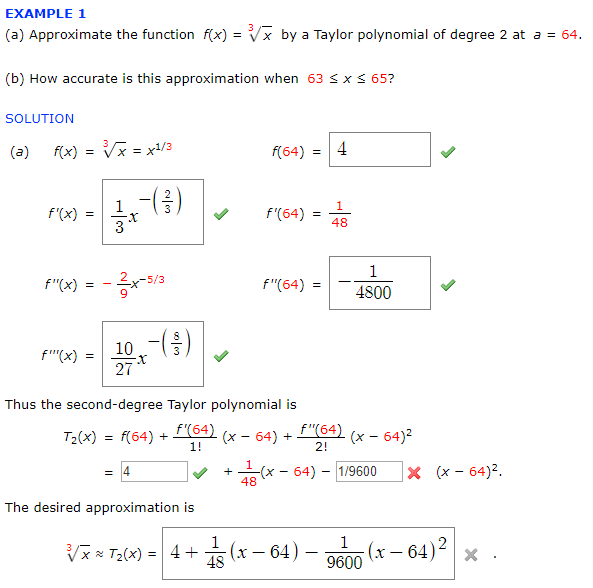 Solved EXAMPLE 1 (a) Approximate the function fx-yx by a | Chegg.com