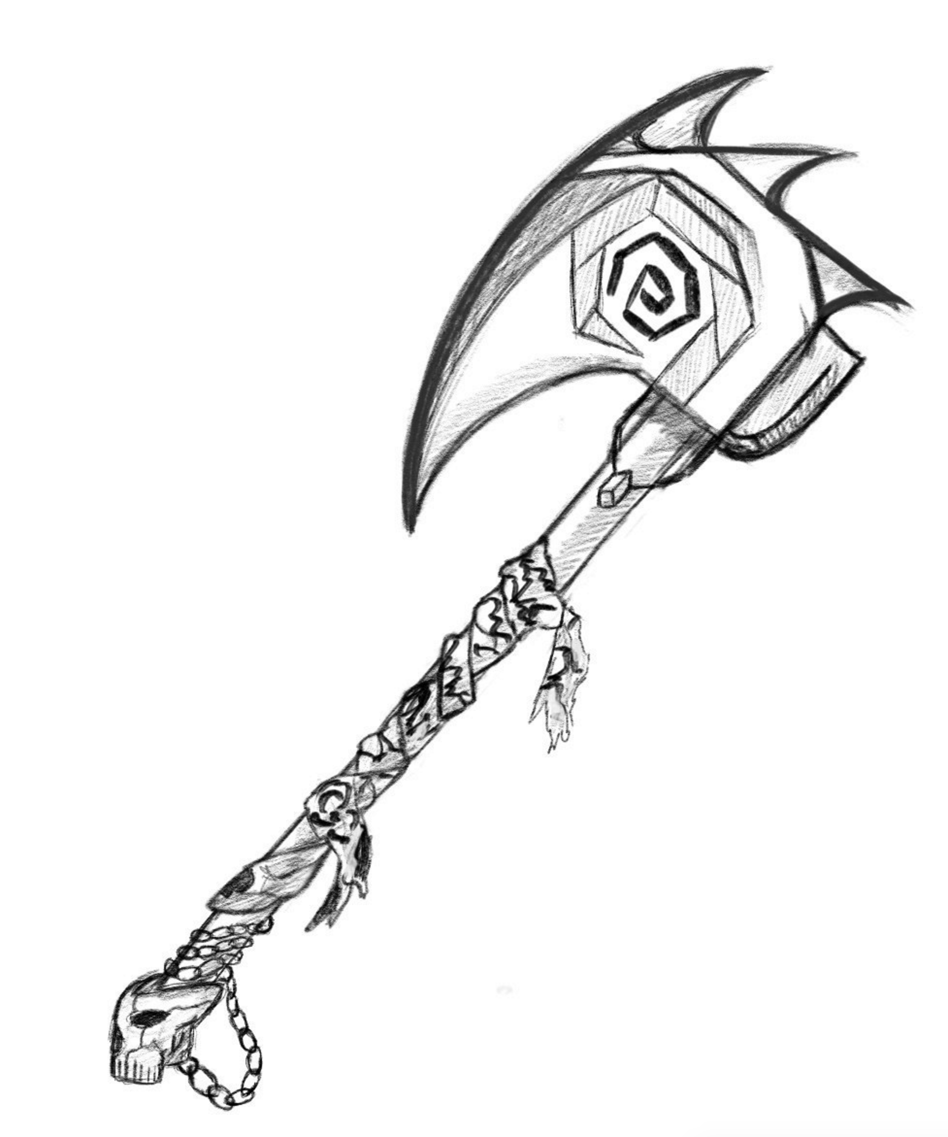 [Art] Drew first magical weapon, that my PCs can obtain, i present you ...
