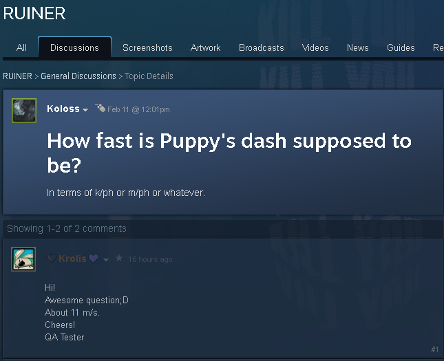 So I Asked About How Fast Puppy s Dash Speed Is Supposed To Be In so-i-asked-about-how-fast-puppy-s-dash-speed-is-supposed-to-be-in