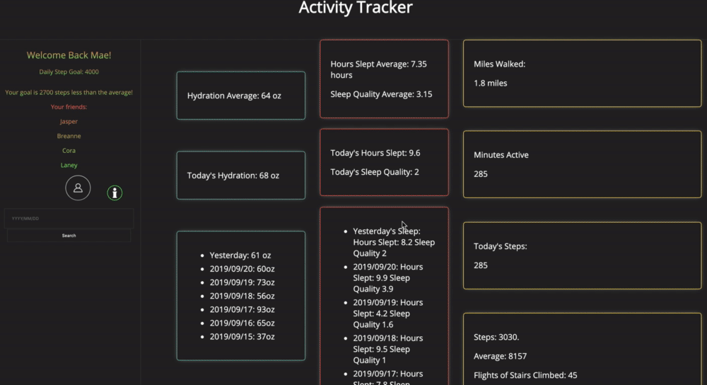 GitHub - Charles-Wefso-Turing-Projects/fitlit-joe-charles: FitLit project starter kit for students