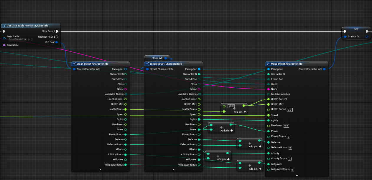 I thought using a bunch of Variables weren't such a good idea. I switched to Struct, and now I'm ...