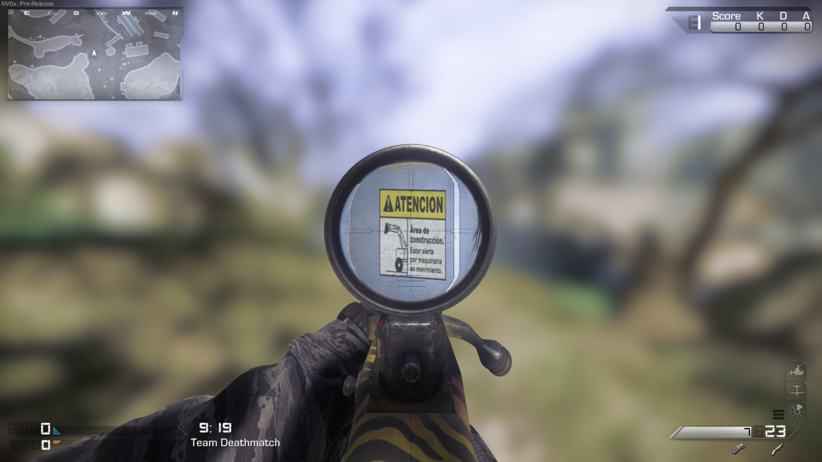 Does anyone know how IW made the parallax, eye box, and scope shadow ...