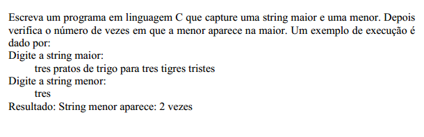String maior e String menor. - C/C#/C++ - Clube do Hardware