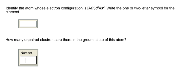 Solved Identify the atom whose electron configuration is | Chegg.com