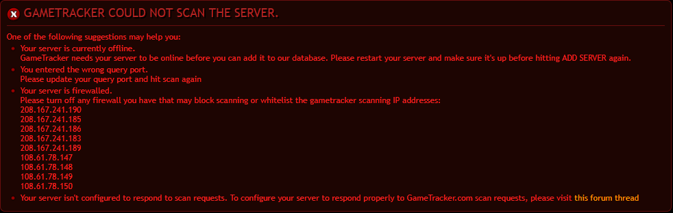 [Query Port] GameTracker | SpigotMC - High Performance Minecraft