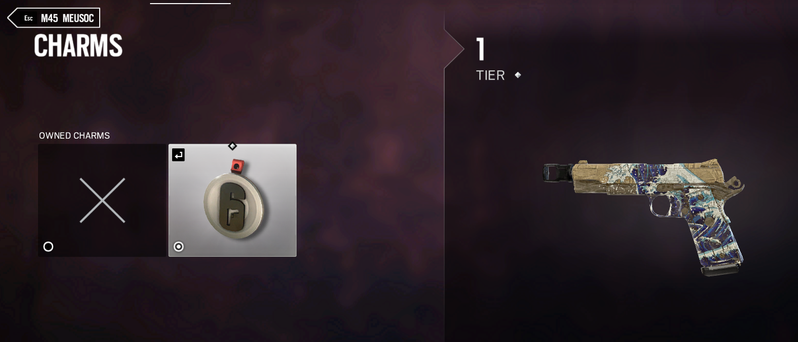 Pistol Charms? : r/Rainbow6