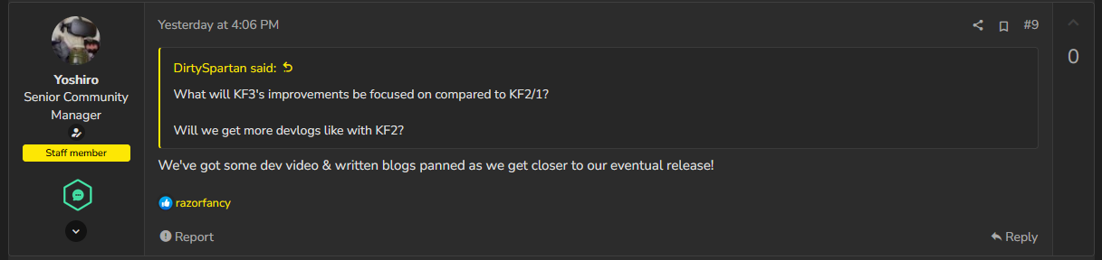 How long to the KF3 release? : r/killingfloor