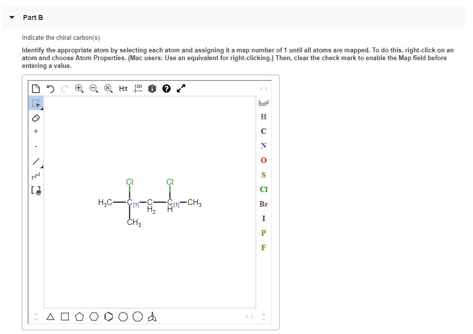 Solved Part B Indicate the chiral carbon(s). Identify the | Chegg.com Solved Part B Indicate the chiral carbon(s). Identify the | Chegg.com