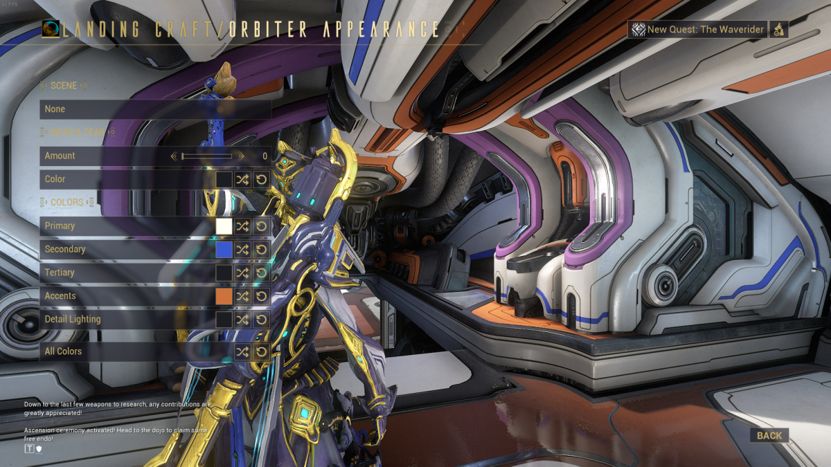 Orbiter color region bug - Art & Animation - Warframe Forums