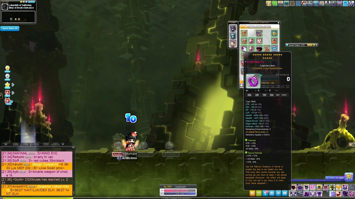 CLOSED - Scarlet ring set effect is not applied | Elluel Network