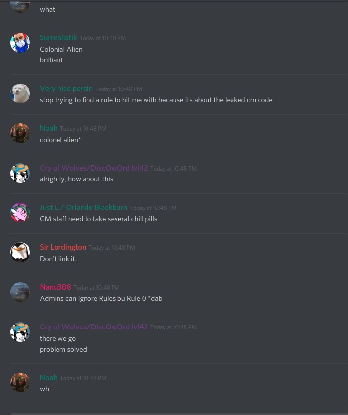 CM massive damage control, talk about TG server, get banned today! : r/SS13