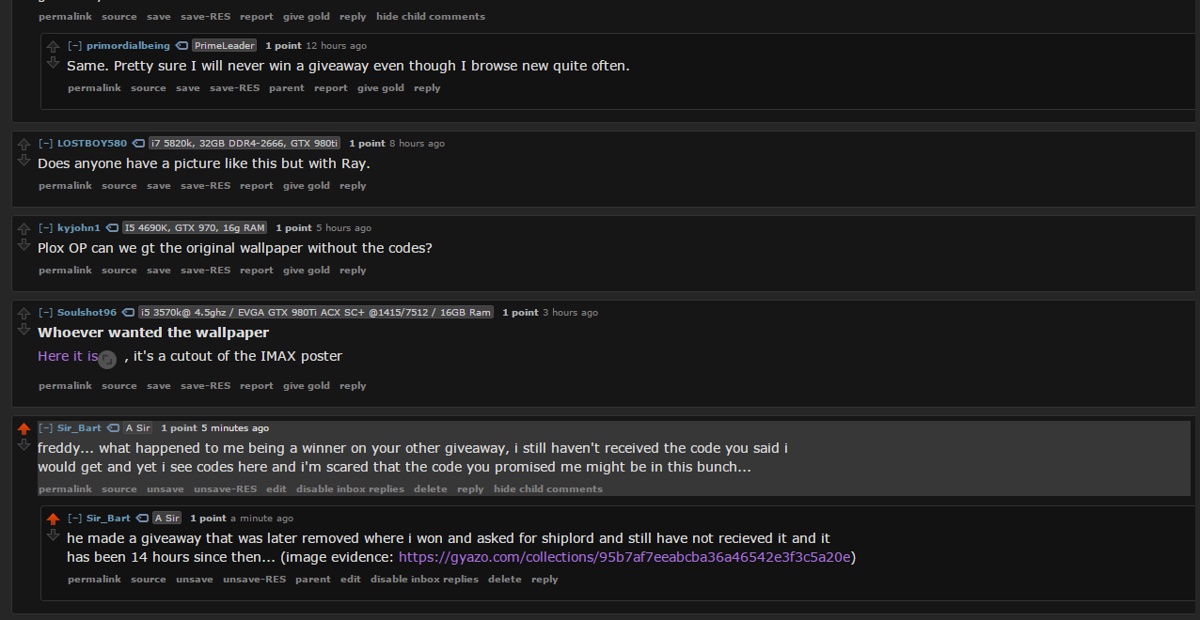 Gyazo - Freddyson Giveaway pictures - Gyazo Collection