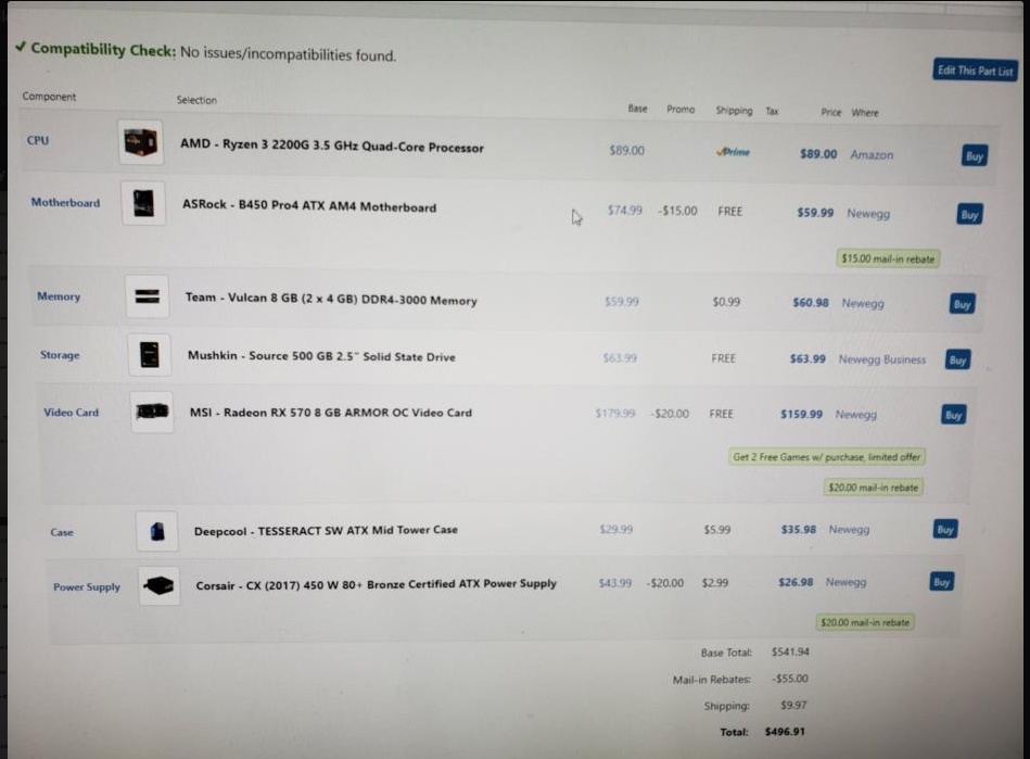 Is this a good build? : r/buildapc