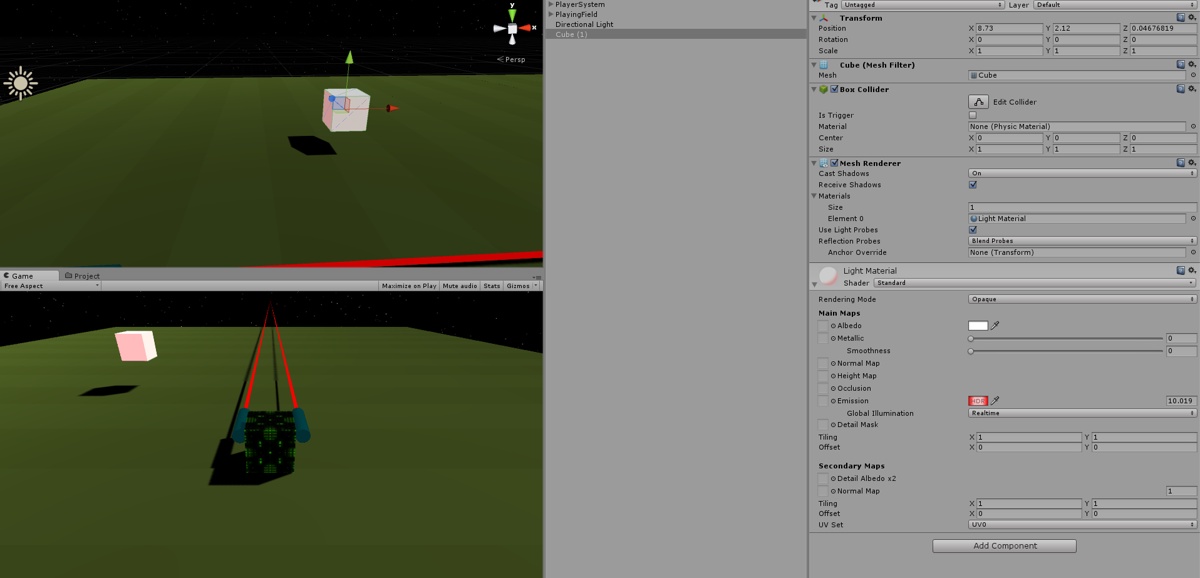Why does the emissive material not work on the surrounding objects ... Why does the emissive material not work on the surrounding objects ...