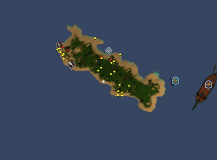 Large uncharted Arc island with the best resources found so far : runescape