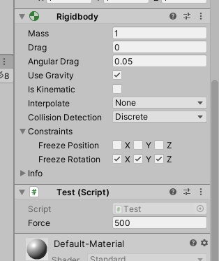 Cube fall to the plane and gets Velocity - Questions & Answers - Unity Discussions