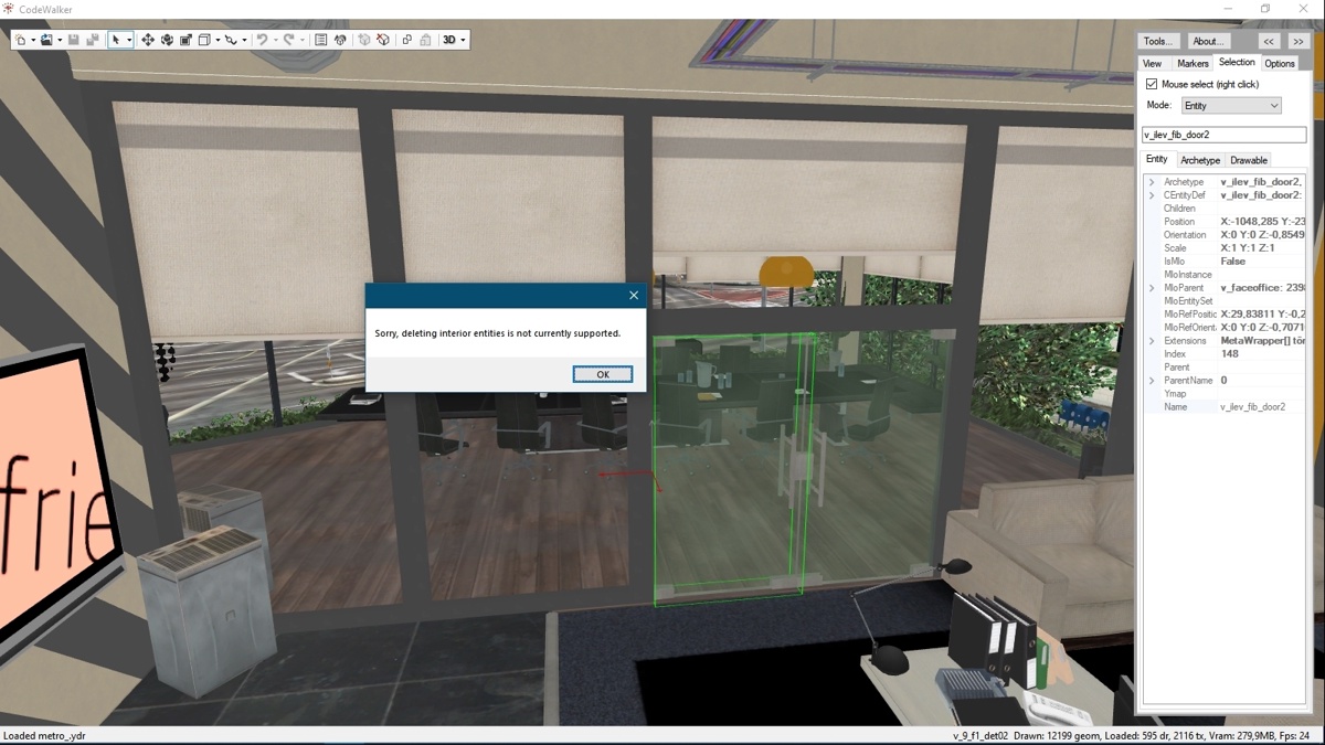How to delete interior entities in CodeWalker? - Discussion - Cfx.re ...