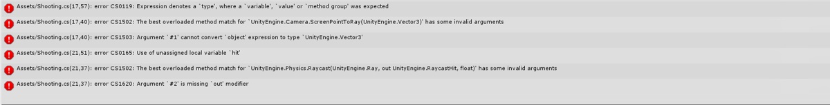 C# raycast shooting script broken - Questions & Answers - Unity Discussions C# raycast shooting script broken - Questions & Answers - Unity Discussions