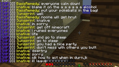 knative highly inappropriate chat | Forum | SB Minecraft Server & Mods